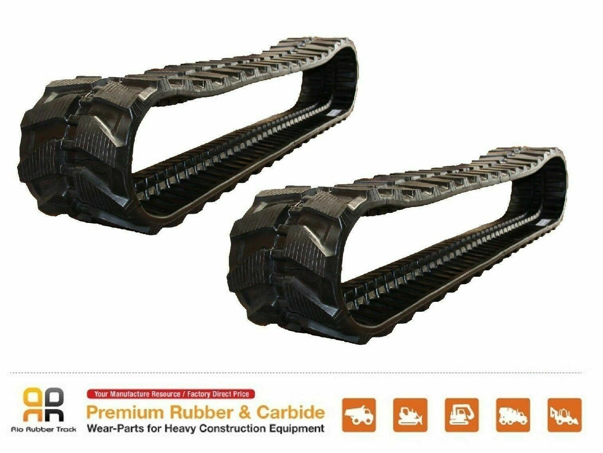 2 Rubber Track 300x52.5x74 O&k RH1.29 RH2.29 Excavator – Rio Rubber Track
