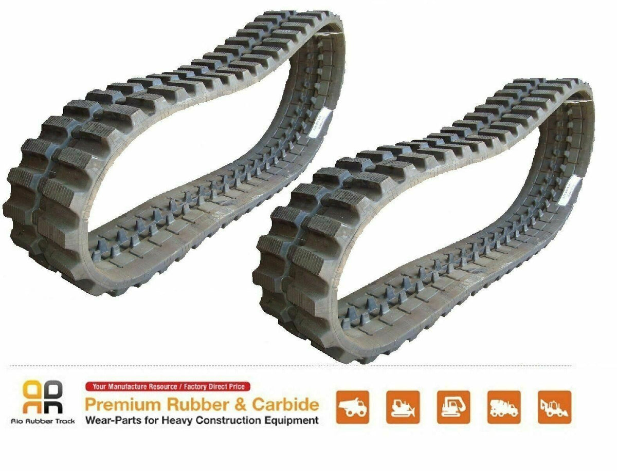 2pc Rubber Track 250x72x45 O& K RH2.1 RN1.1 mini excavator – Rio Rubber ...